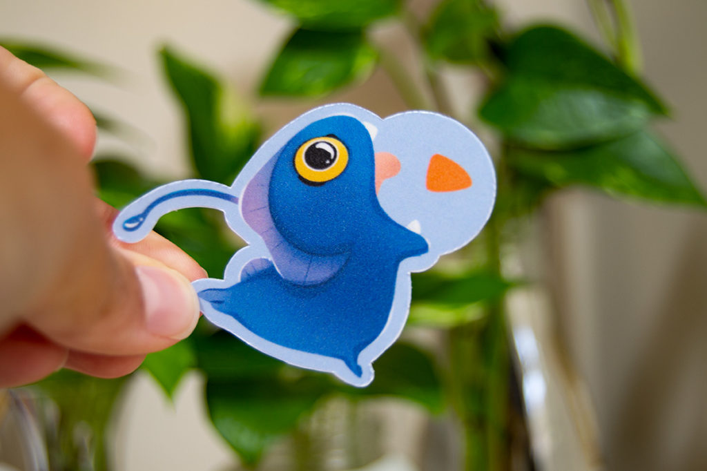 Stikers Azul - Marinne Arts
